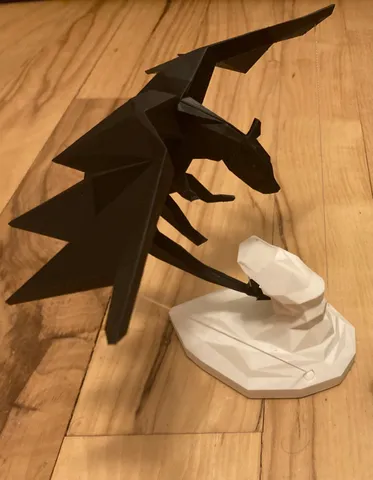 Winged Dragon Tensegrity by Hank | Download free STL model | Printables.com