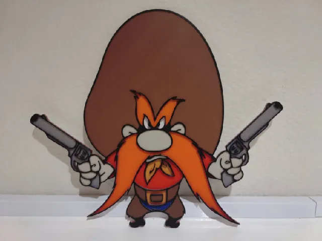 Make of Yosemite Sam by jwhangsta | Download free STL model ...
