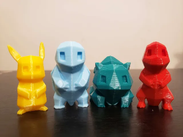 Make of Low-Poly Bulbasaur by Sloths3DPrintShop | Download free STL model | Printables.com