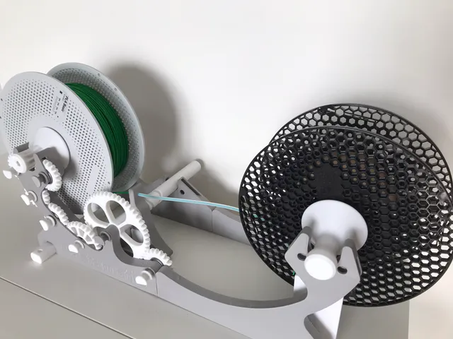 Make of Pastamatic - Filament Spool Winder for Bambu Lab X1C/P1P AMS ...