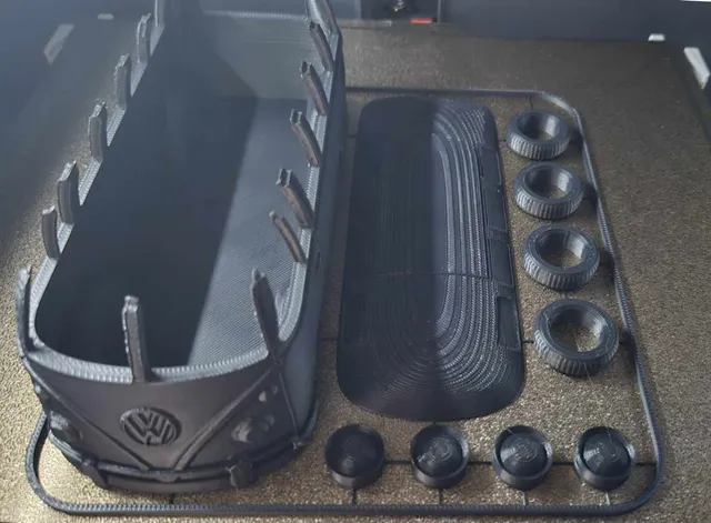 Make of VW T1 Bus Samba "Bulli" Kit Card by walloper3 | Download free ...