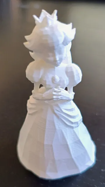 Make of Princess Peach Statue by Jakub Lattenberg | Download free STL ...