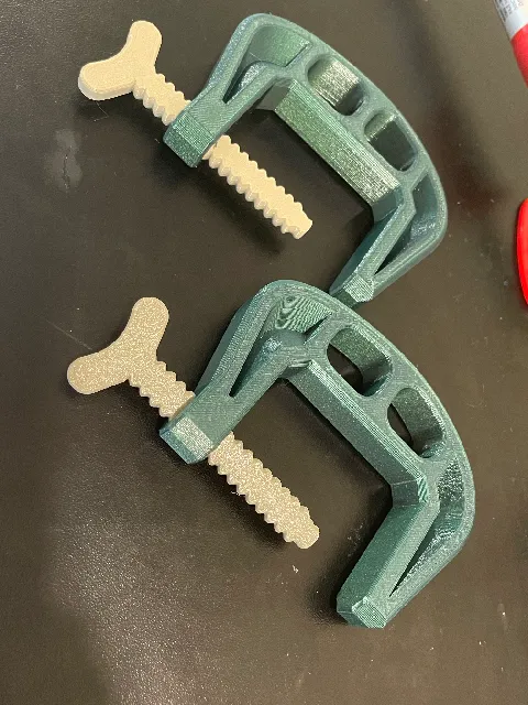 Make of Strong Printable Clamp by ActionBowman | Download free STL ...