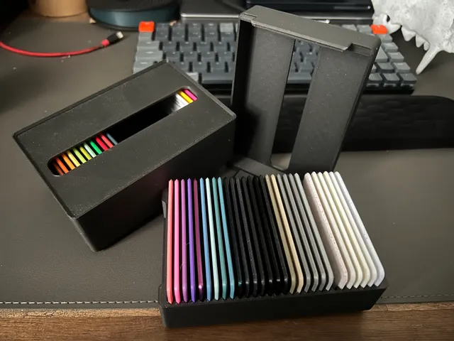 Gridfinity Filament Swatch Box by Nathan Ferguson | Download free STL ...