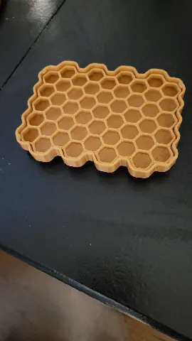 Hexagonal Soap/Sponge dish w/locking tabs by JB_Design | Download free ...