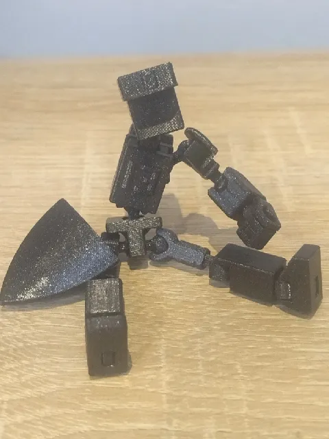 Make of MINI 13 Printable Jointed Figure by amik | Download free STL ...