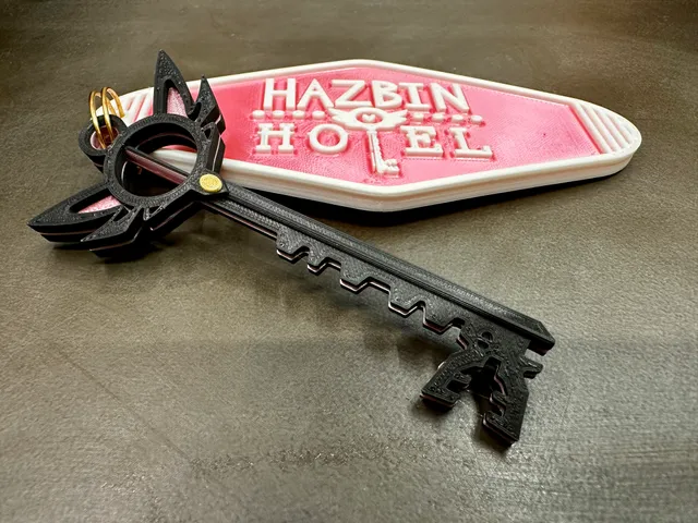Hazbin Hotel KeeKee Key Keyblade by ZachryWD | Download free STL model ...