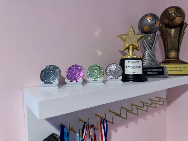 Make of Challenge Coin Stand (2-inch coins) by johnzanussi | Download ...