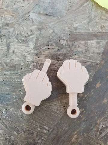Mini Flip Middle Finger Keychain by TomoDesigns | Download free STL ...