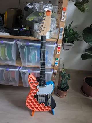 The Prusacaster - a 3D printable guitar by Mikolas Zuza | Download free ...