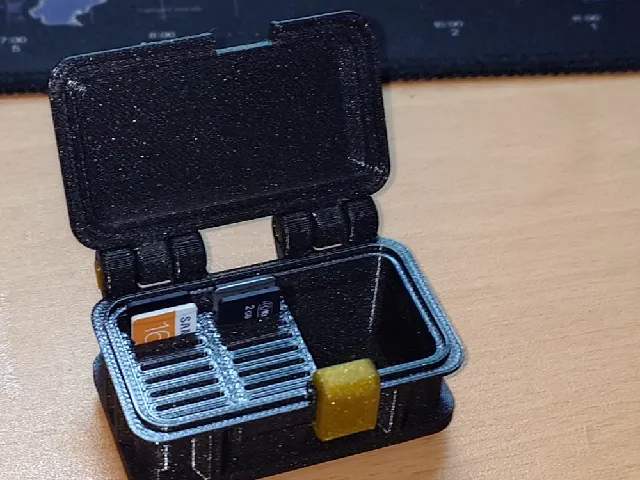 Micro SD Box Case by Ekyz Lopez | Download free STL model | Printables.com