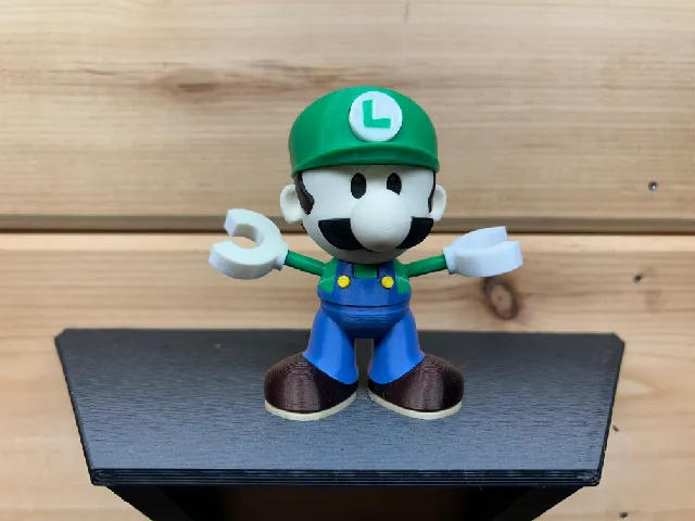 ARTICULATING TOY MINI LUIGI MULTI PART by PLA-N-PA | Download free STL ...