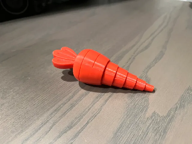 Make of Carrot Garden Layered Fidget Toy by The Kit Card Guy | Download ...