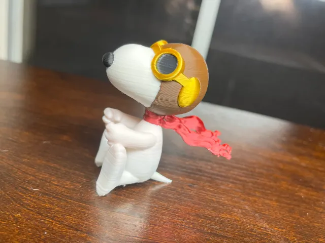 Pilot Snoopy - Red Baron Figure by ChelsCCT (Chelsey Creates Things ...