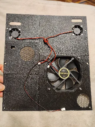 Quietmode! Flashforge Adventurer 5M (AD5M) Back Panel w/ 120mm & 4010 ...