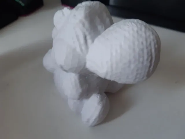 Make of Yarn Yoshi Amiibo Scan by h19x51 | Download free STL model ...