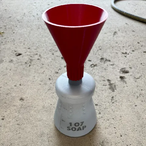 Foam Cannon Filling Funnel by BrutusBoots | Download free STL model ...