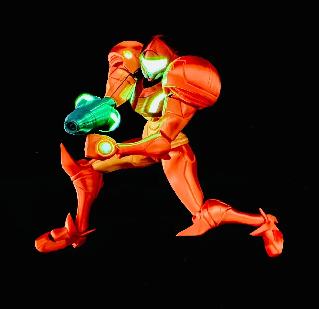 Make of Samus from Metroid Articulated Figure by Robert Vorthman ...