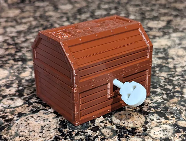 Print In Place Treasure Chest With Functional Lock By Jaatinen