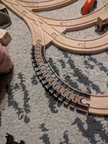 Flexible Train Track / Rails for Wooden trains by maxelman | Download ...