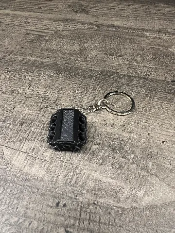 Engine block V6 keychain by Stenly_G | Download free STL model ...