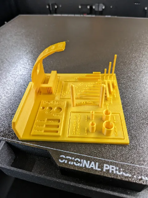 Make of Complete 3D Printer test all in one (stress test, bed level ...