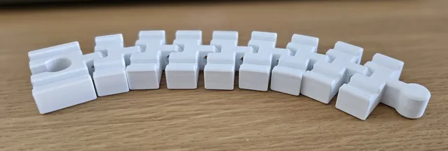 Segmented train track by timcogan | Download free STL model ...