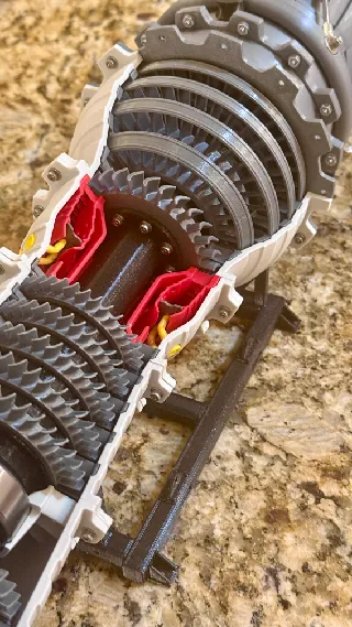 3d Printable Turbojet Engine by linus3d | Download free STL model ...