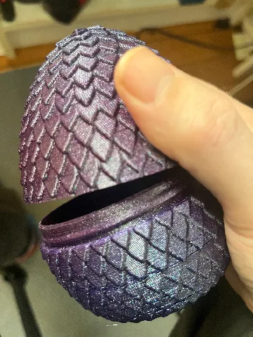 Large Threaded Dragon Egg by Kelly Maguire | Download free STL model | Printables.com