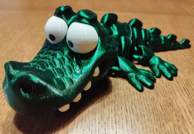 Wally the Crocodile - articulated by 3DMDesign | Download free STL ...