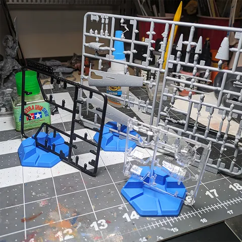 Gunpla Runner Vertical Stand by FunFunBoy | Download free STL model ...