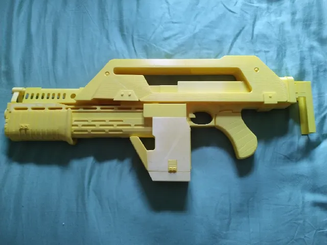 Make of M41A Aliens Pulse Rifle 1:1 Scale by r1nce | Download free STL ...