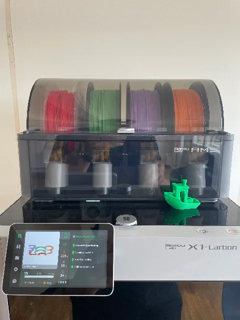 Make of Improved Bambu Lab Reusable Spool Holder by Sam Soffes ...
