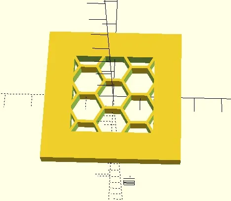 Hexagonal Grid Generator in OpenSCAD by James Evans the mnmlMaker ...