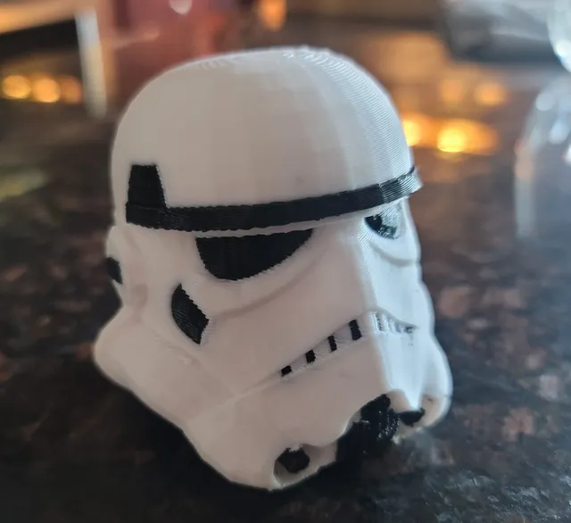 Make of Star Wars Stormtrooper Bust - dual extrusion by Rhodesin3D ...