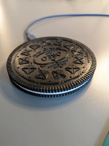 Oreo QI wireless charger by Anatoly SL | Download free STL model ...