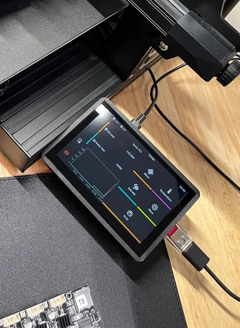 Make of BTT TFT50 Pi V2.1 DSI Touchscreen Klipper Octoprint Sovol Mount ...