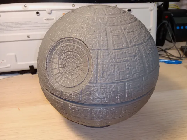 Make of Death Star Lamp - Ikea Fado 17cm by possebaer | Download free ...