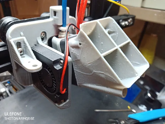 Make of Dual Cooling Fan Upgrade with BLtouch Mount for Creality Ender ...