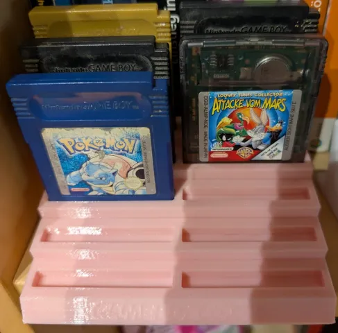 Gameboy Color Cartridge Holder by Æon | Download free STL model ...