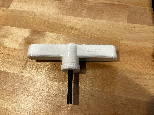 Make of Custom Hex Key T-Handles by Retired Badger | Download free STL ...
