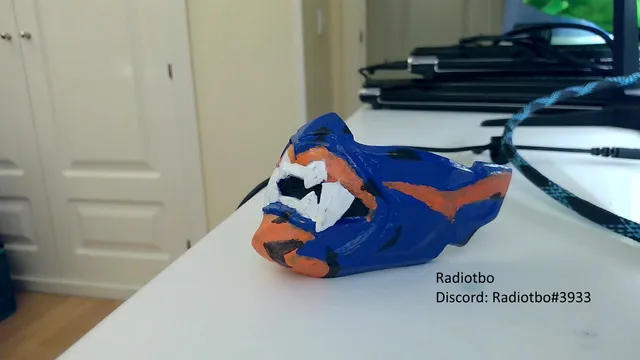 Make of yoru mask valorant by Radiotbo | Download free STL model ...
