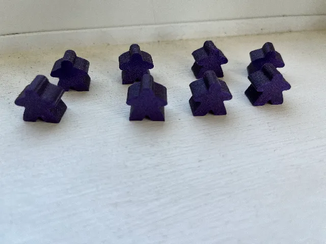 Make of Carcassonne Meeples/Figures - Complete Set! by CyberLeader3000 ...