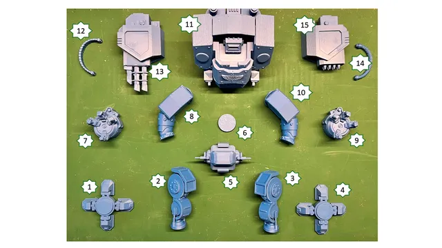 Dreadnaught kit by Marobi1958 | Download free STL model | Printables.com