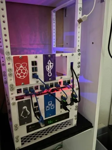 10 inch server rack by McBig | Download free STL model | Printables.com