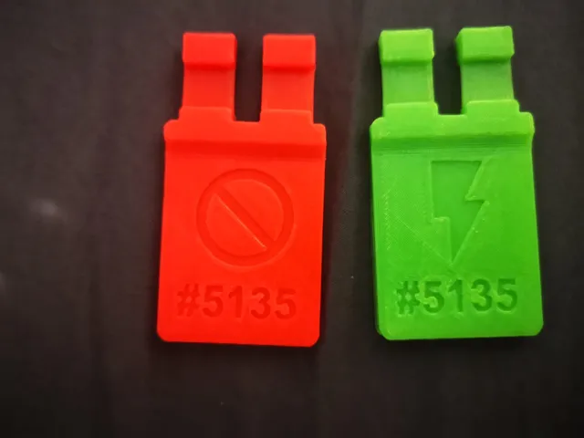 Make of Battery indicator for frc battery by Maayan | Download free STL ...