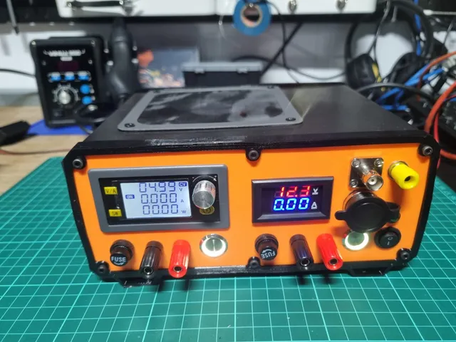 Make of DIY Variable Lab Bench Power Supply Build with XY-SK35H Module ...