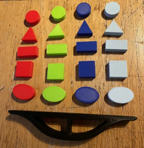 Shapes Balancing Game by DCMake | Download free STL model | Printables.com