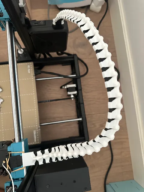 Make of Cable Chain ( SPINE ) for SOVOL SV06 3d printer extruder cable ...