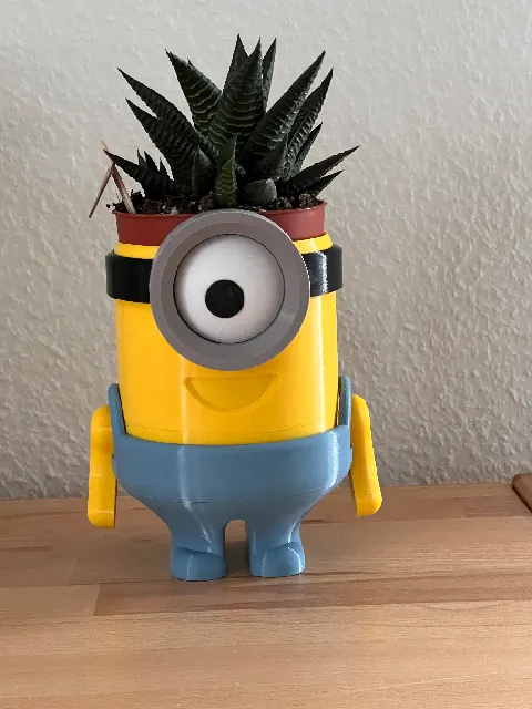 Make of Minion Planter by Martial | Download free STL model ...